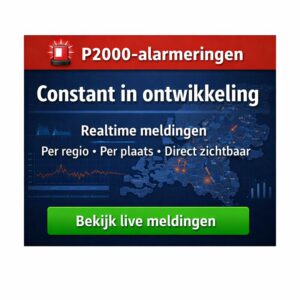 P2000 meldingen Nederland – actuele 112 alarmeringen vandaag